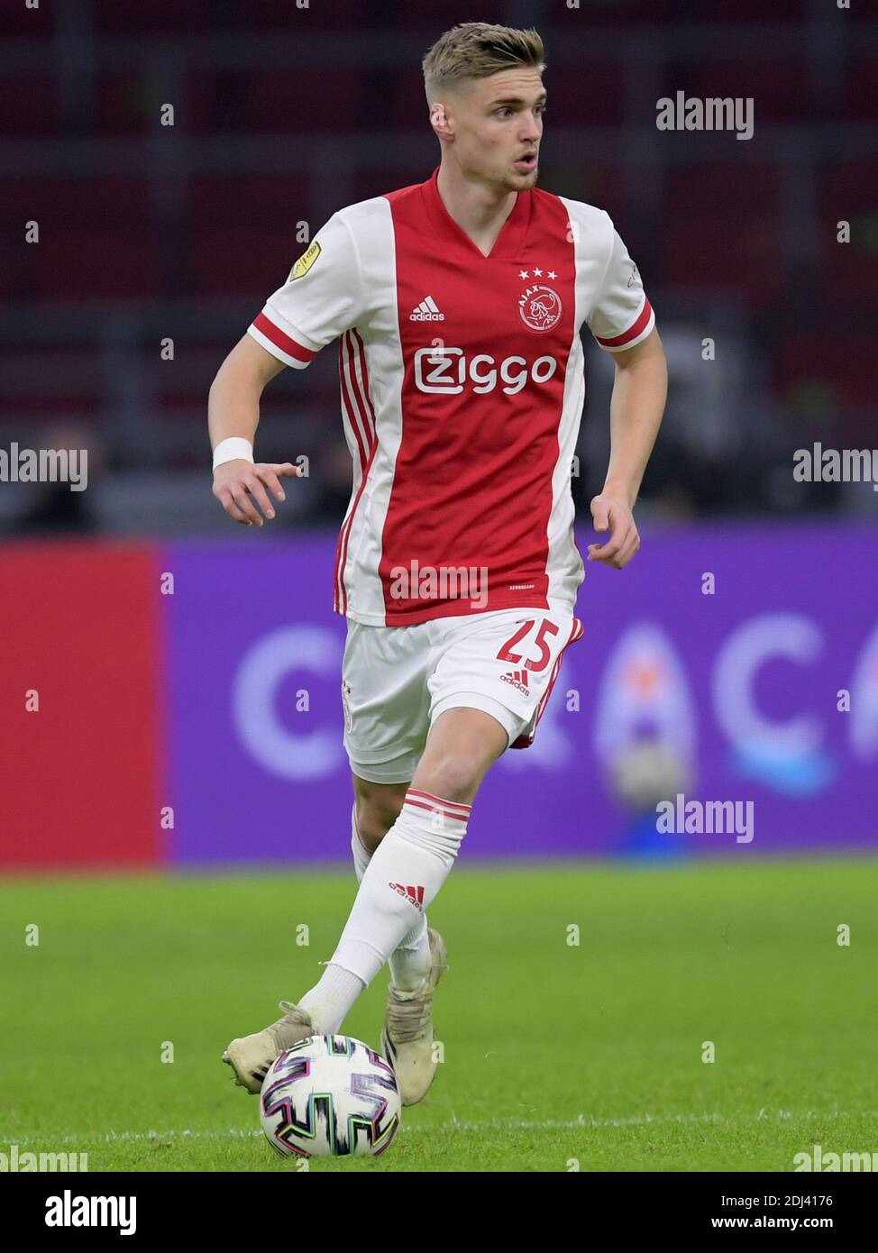 AMSTERDAM, NETHERLANDS - DECEMBER 12: Kenneth Taylor of Ajax during the ...