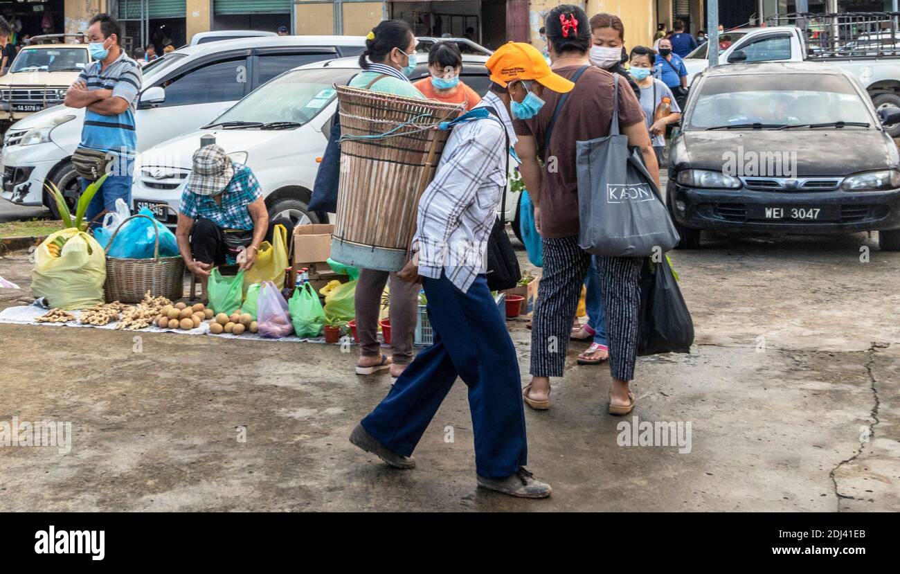 Tanbunan market Sabah Borneo Malaysia Stock Photo - Alamy