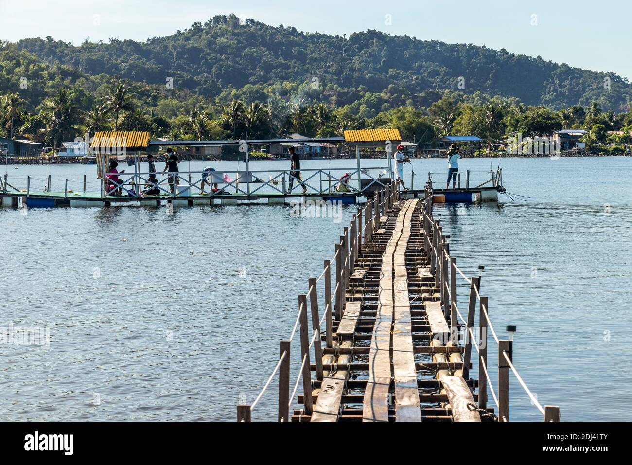 Fishing Mengkabong river Sabah Borneo Malaysia Stock Photo - Alamy