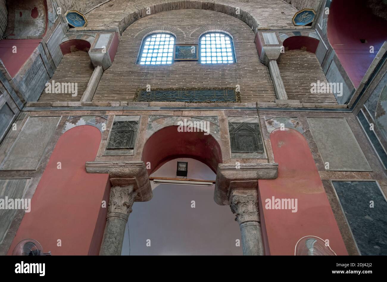 Istanbul, Turkey - April 29, 2018: Inside interior of Kalenderhane old ...