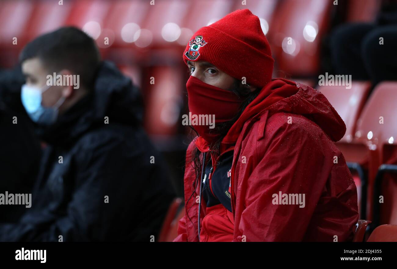 Southampton fans in the stands before the Premier League match at St ...
