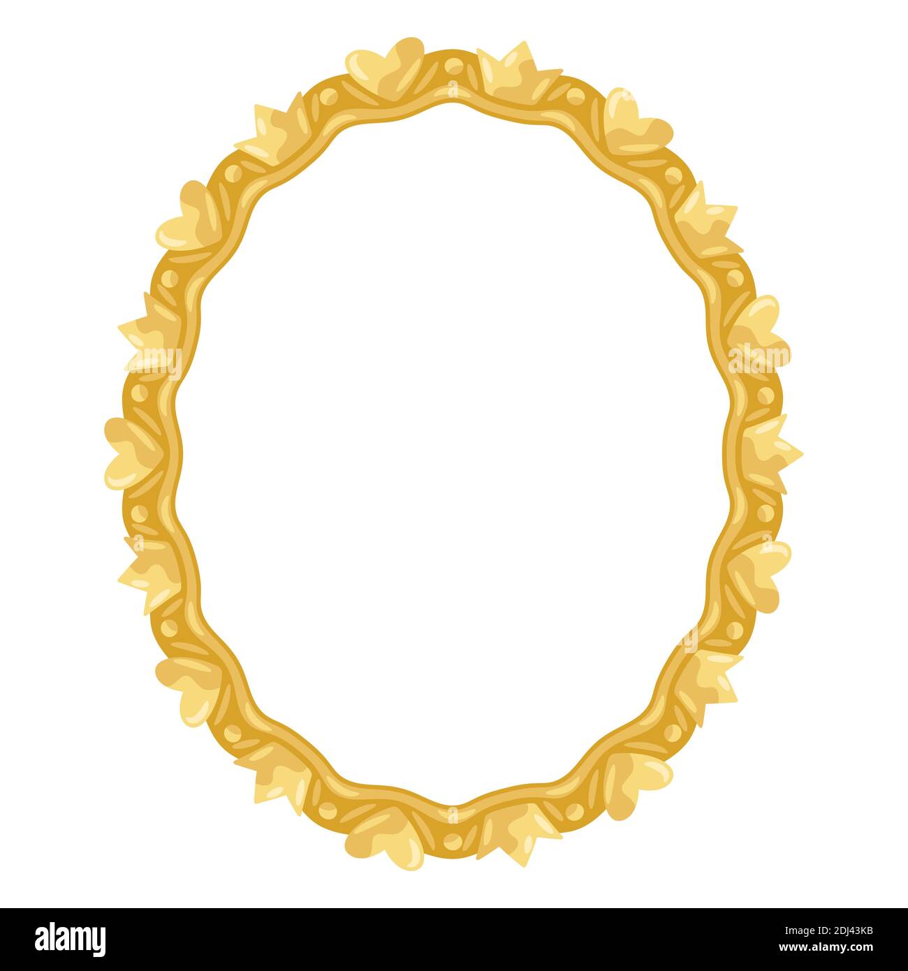 Princess frame with hearts and crowns Stock Vector Image & Art - Alamy