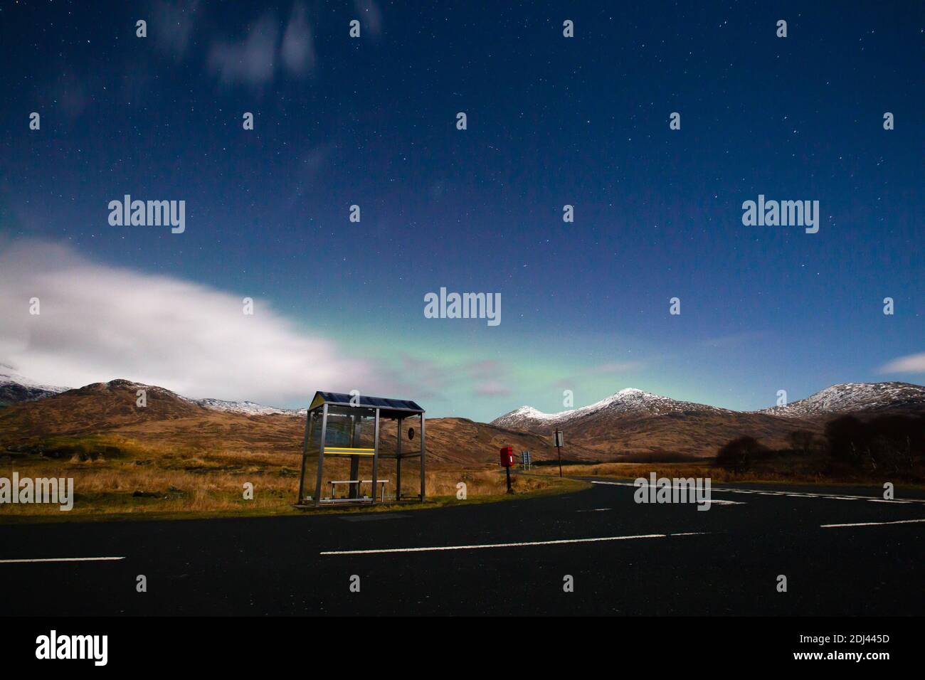 Northern Lights On The Isle of Mull Stock Photo - Alamy