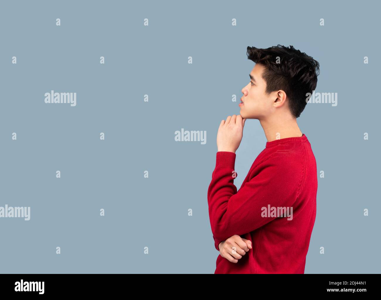 Asian side face studio hi-res stock photography and images - Alamy