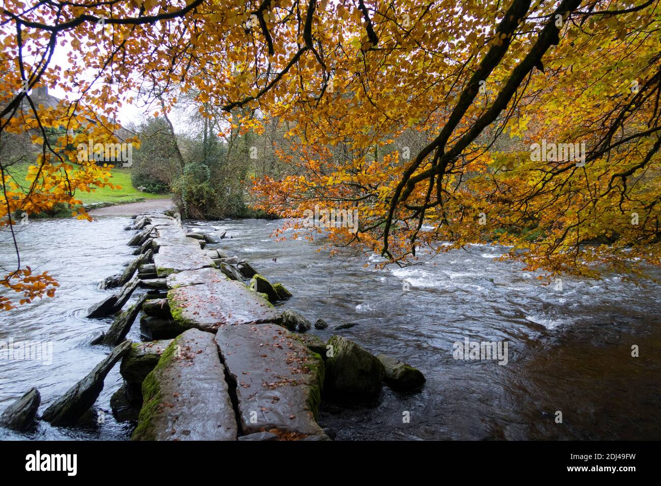 Tarr Steps Exmoor National Park, ancient stone bridge near Withypool ...