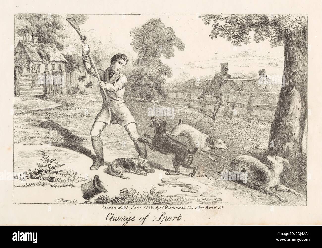 set of 16: 15.Change of Sport, Richard Purcell, active 1746–1766, Irish ...