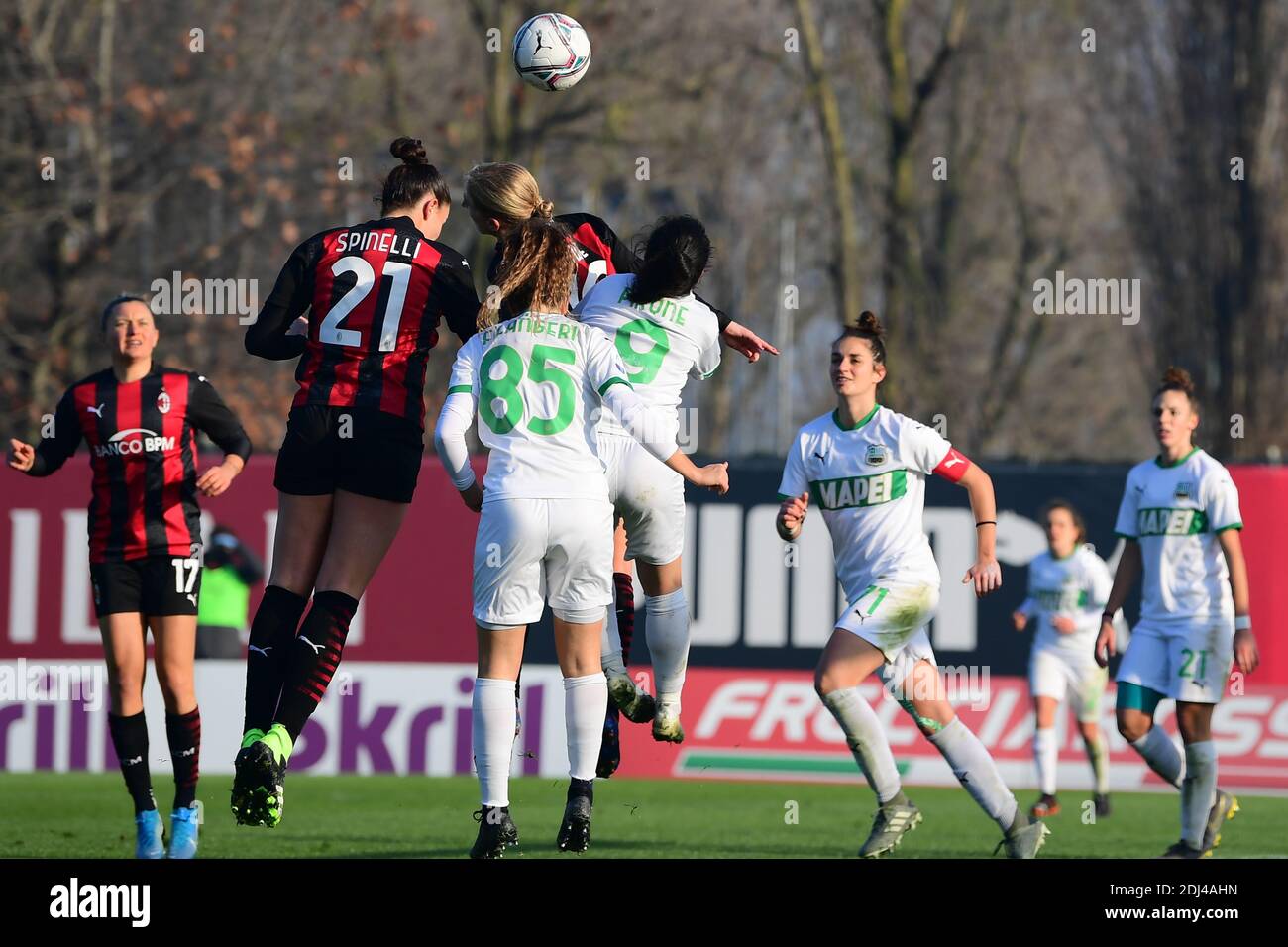 Milano, Italia. 13th Dec, 2020. Giorgia Spinelli (#21 AC Milan) score ...