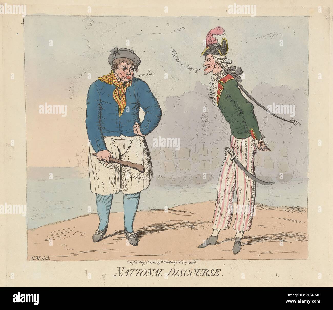 National Discourse, James Gillray, ?, 1757–1815, British, 1780, Etching ...