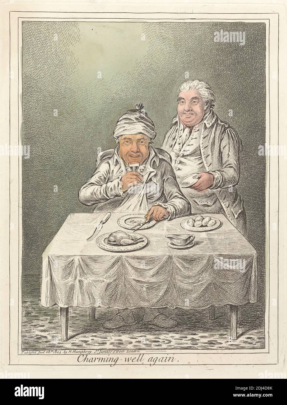 Charming Well Again, James Gillray, 1757–1815, British, after Rev. John ...