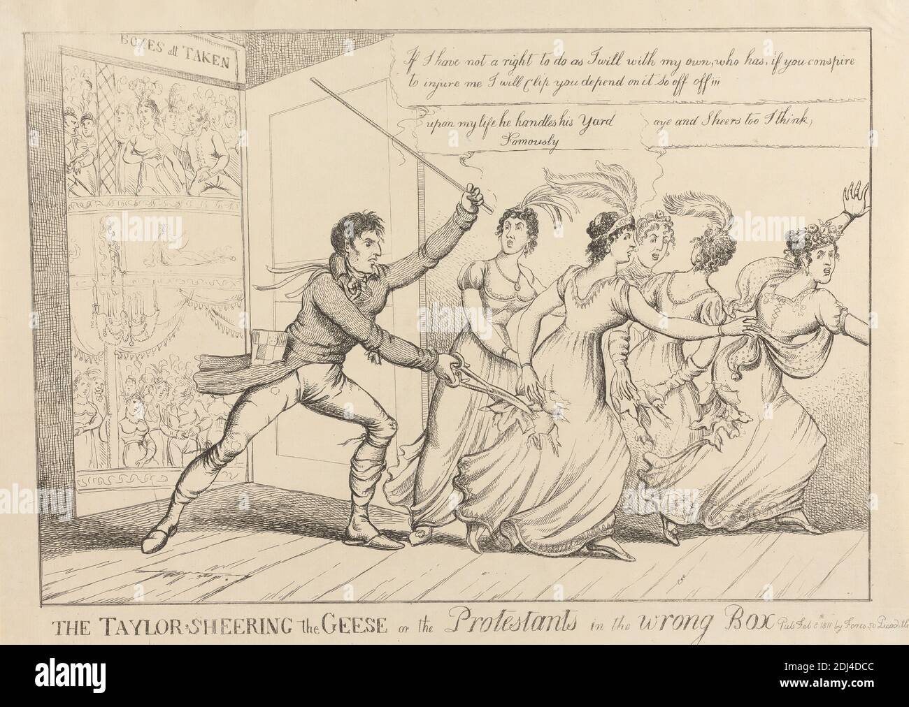 The Taylor Sheering the Geese, William Heath, 1795–1840, British, 1811 ...