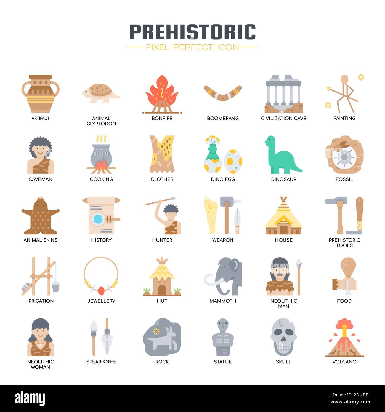 History Of Clothes Prehistoric High Resolution Stock Photography and ...