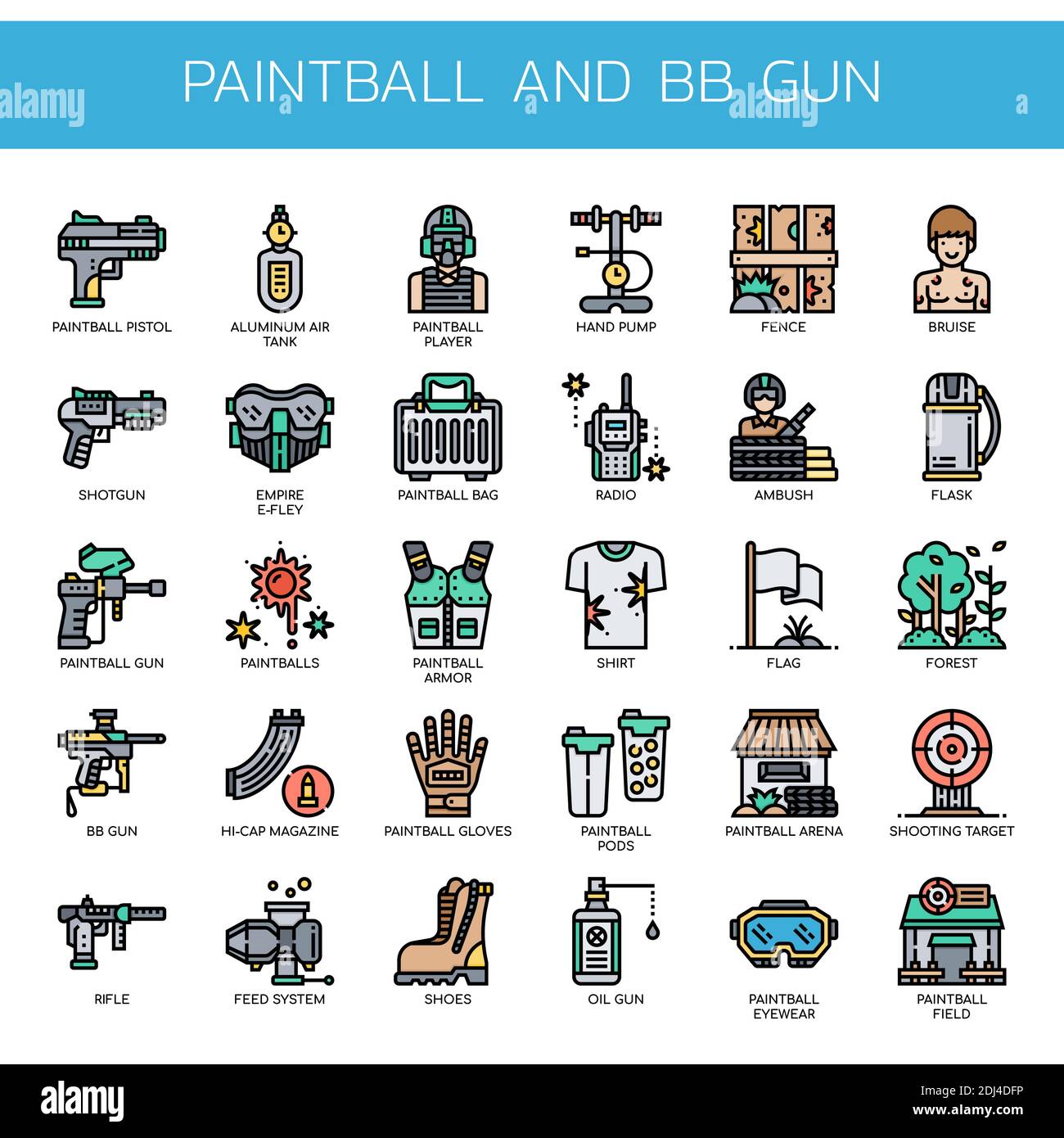 Paintball Vector Vectors High Resolution Stock Photography and Images ...