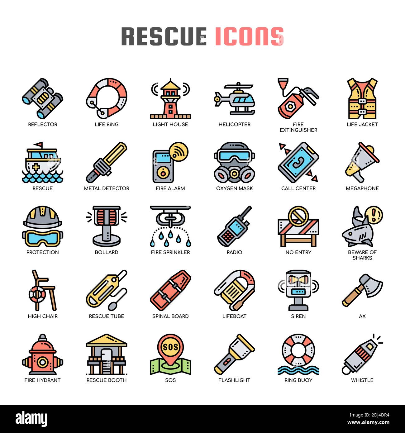 Fire Rescue Oxygen Mask Cut Out Stock Images & Pictures - Alamy