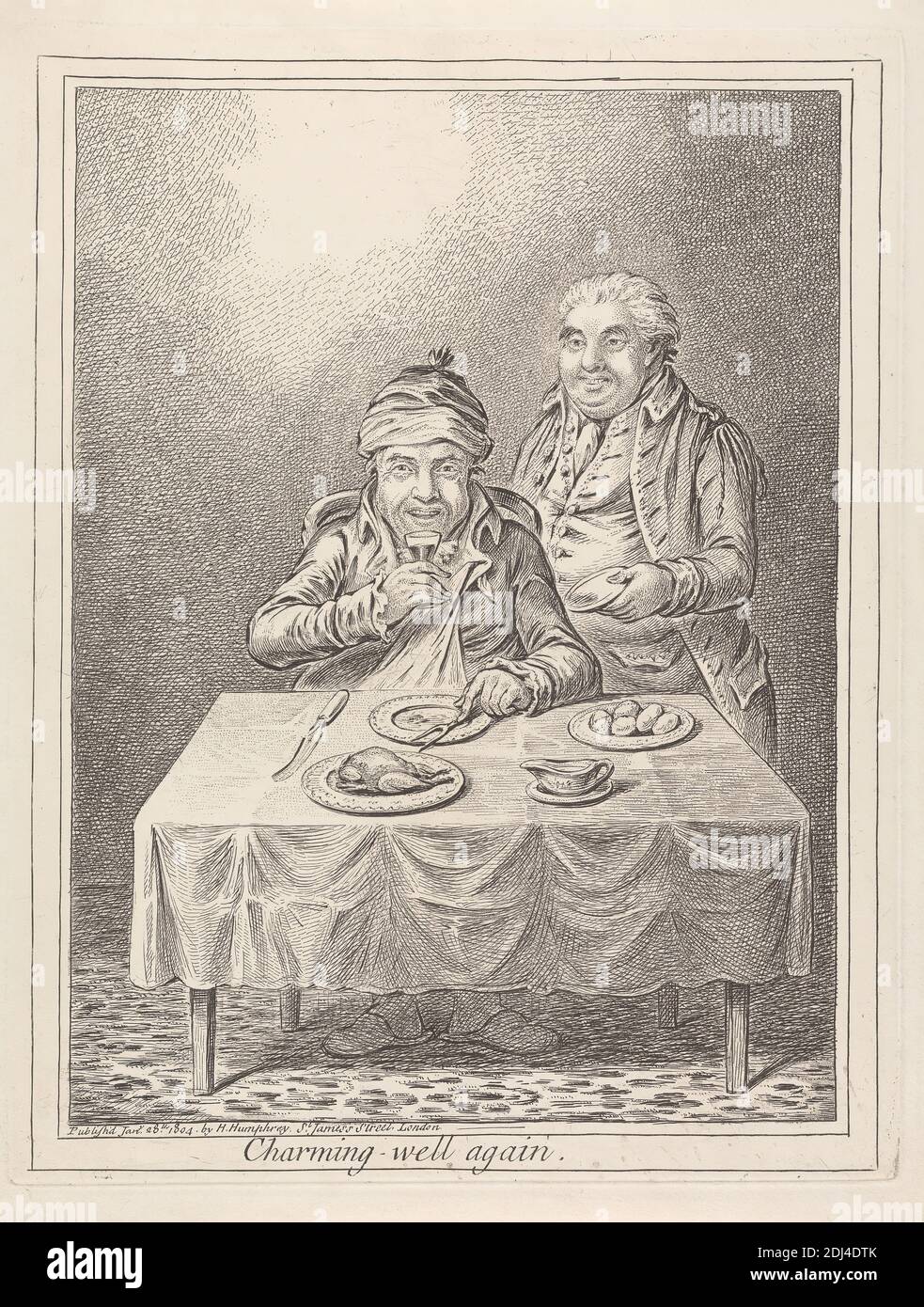 Charming Well Again, James Gillray, 1757–1815, British, after Rev. John ...