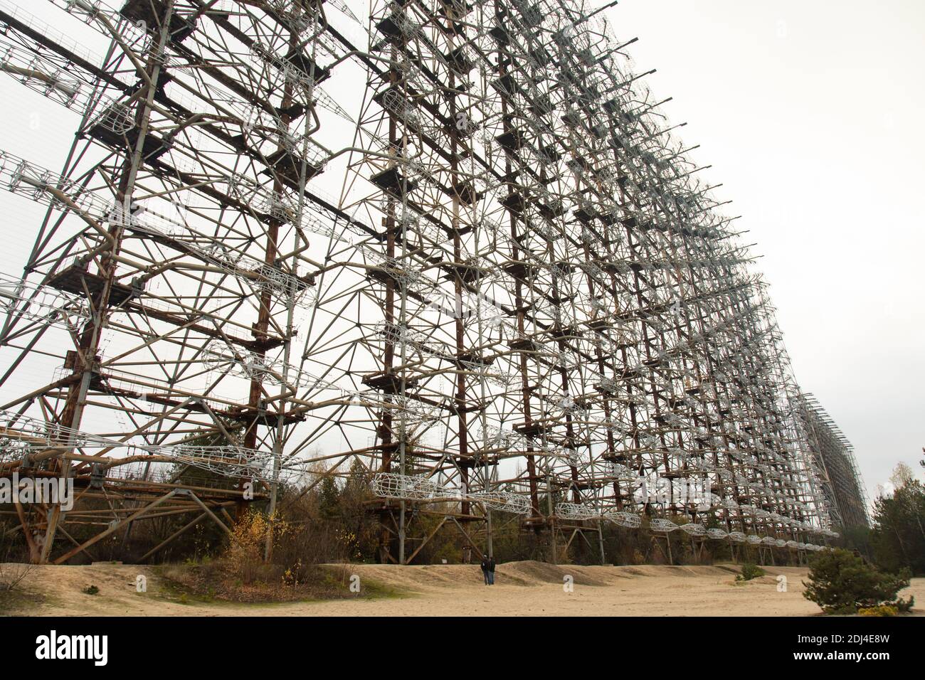 Geometrical pattern and texture of the Duga system, a Soviet over the ...