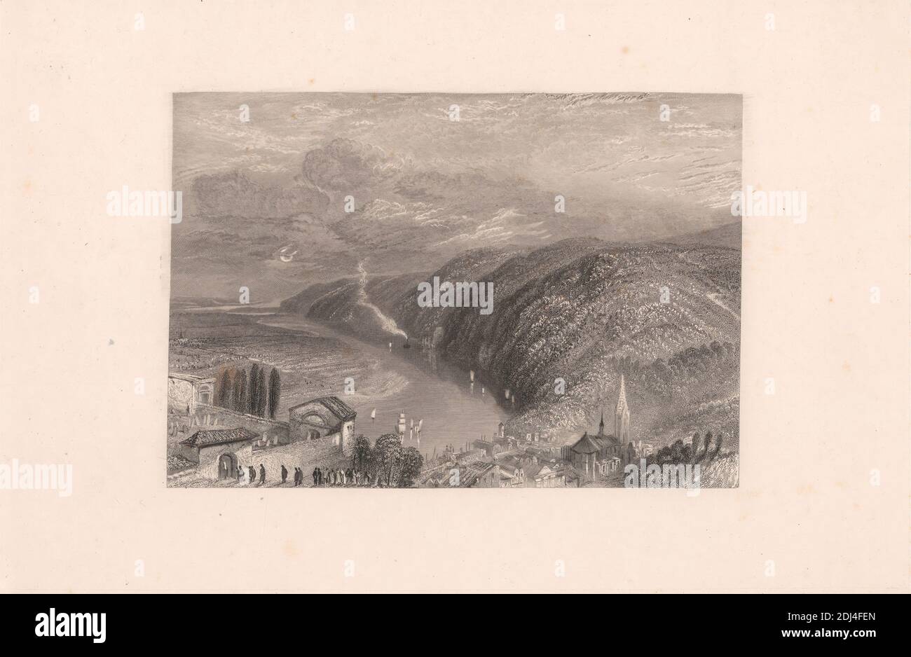 Caudebec, James Baylis Allen, 1803–1876, British, after Joseph Mallord ...