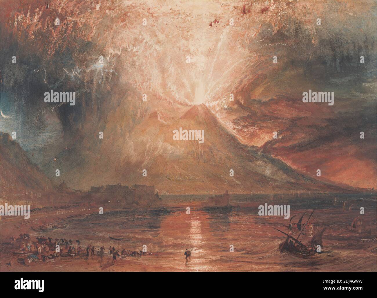 Vesuvius in eruption turner hi-res stock photography and images - Alamy
