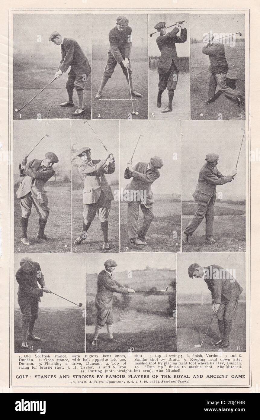 19th century golf players hi-res stock photography and images - Alamy