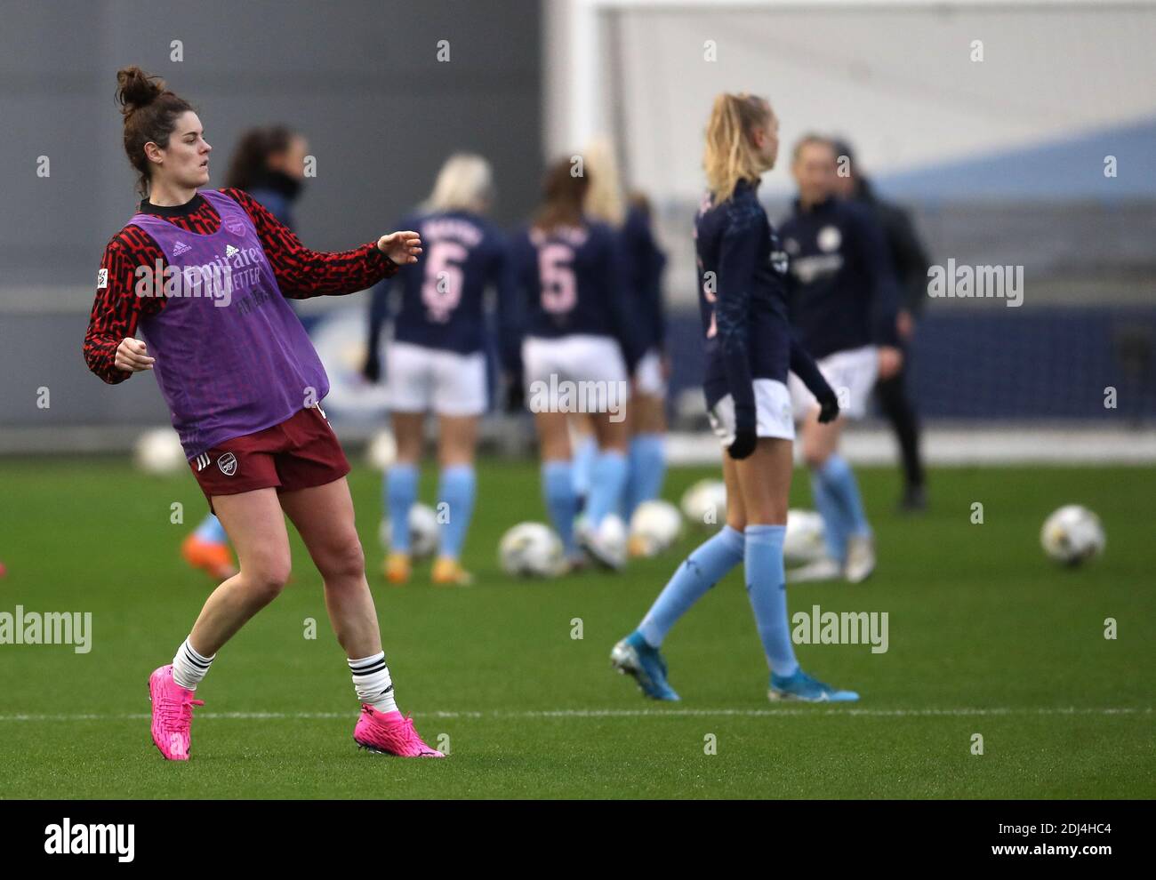 Arsenal's Jennifer Beattie warming up before the FA Women's Super ...
