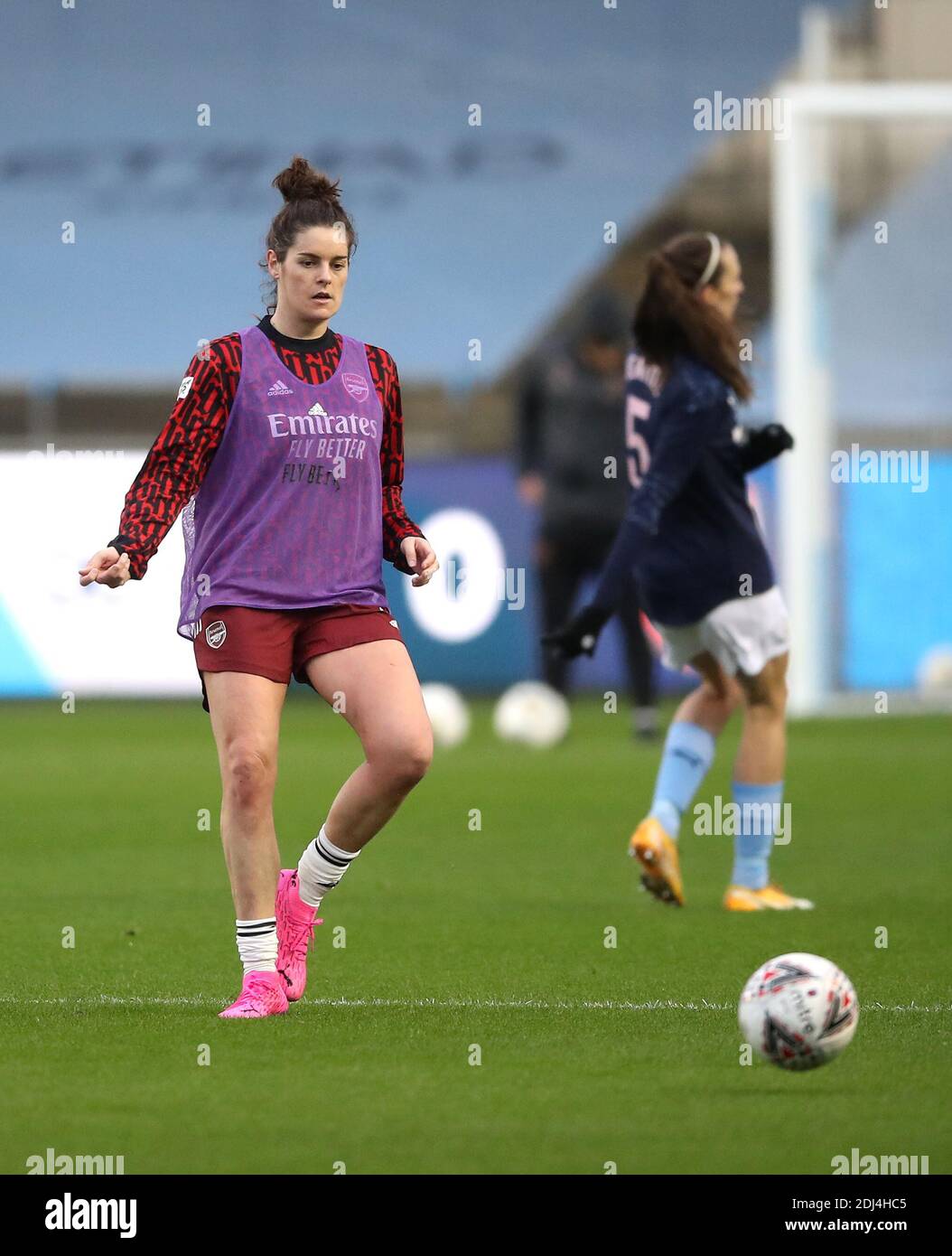 Arsenal's Jennifer Beattie warming up before the FA Women's Super ...