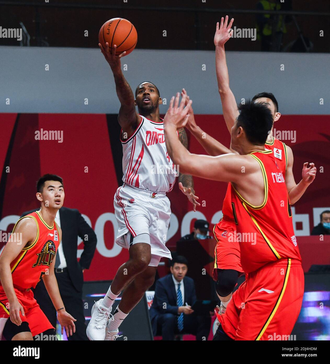 Zhejiang, China's Zhejiang Province. 13th Dec, 2020. Darius Adams (2nd ...