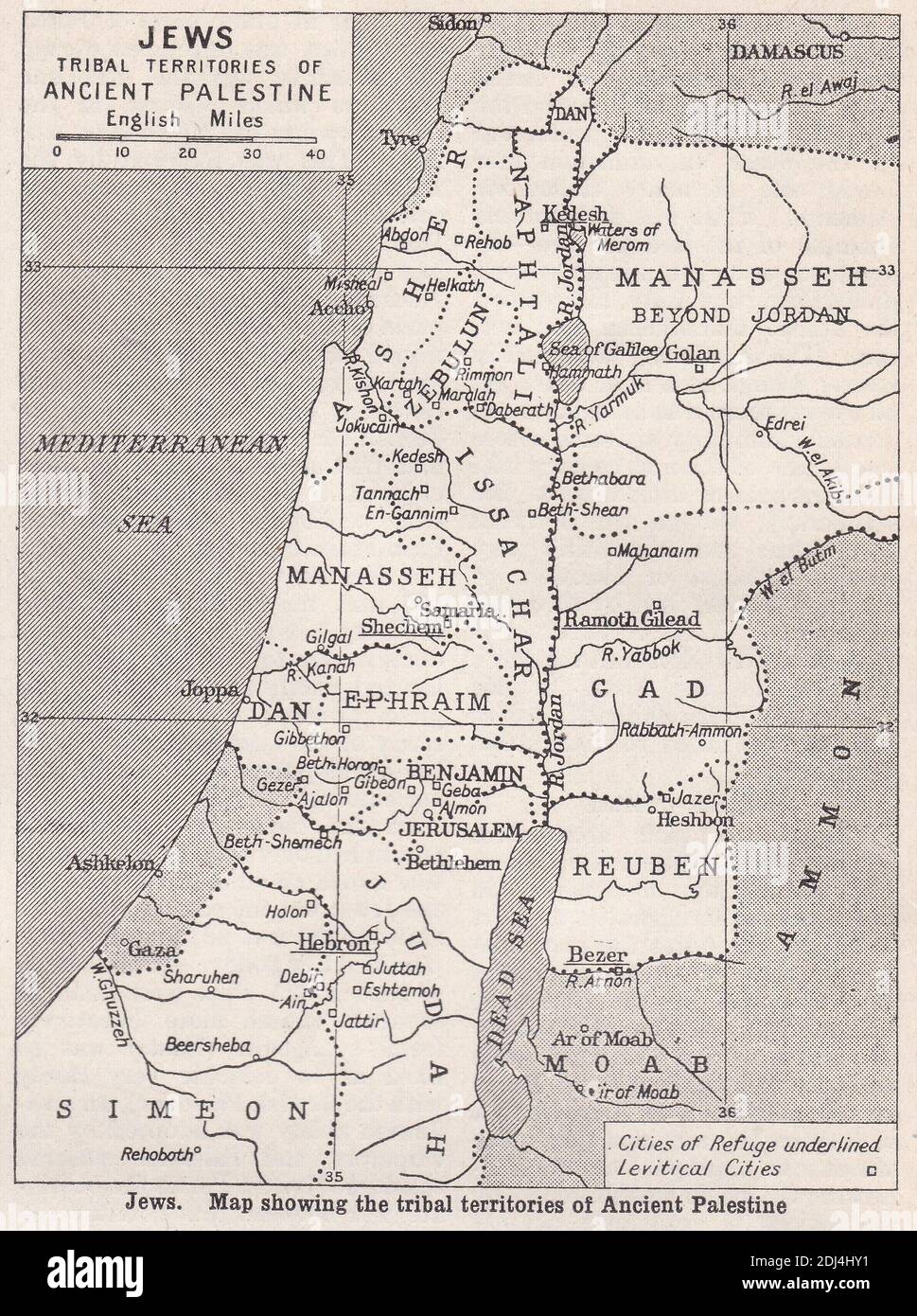 Vintage Map Of Israel High Resolution Stock Photography and Images - Alamy