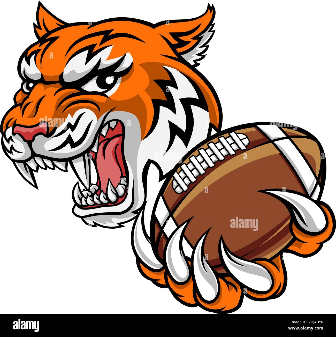 Tiger holding football hi-res stock photography and images - Alamy