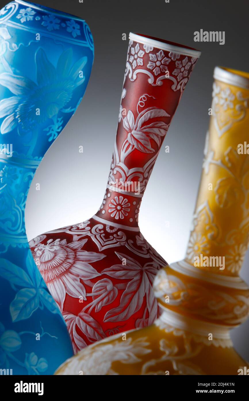 British Glass Foundation Glass Collection Stock Photo - Alamy