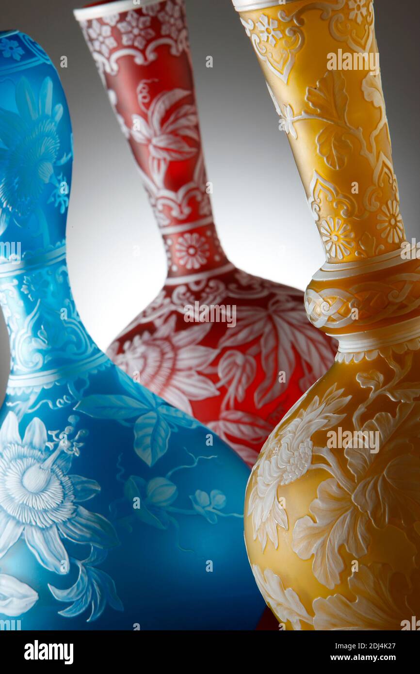 British Glass Foundation Glass Collection Stock Photo - Alamy