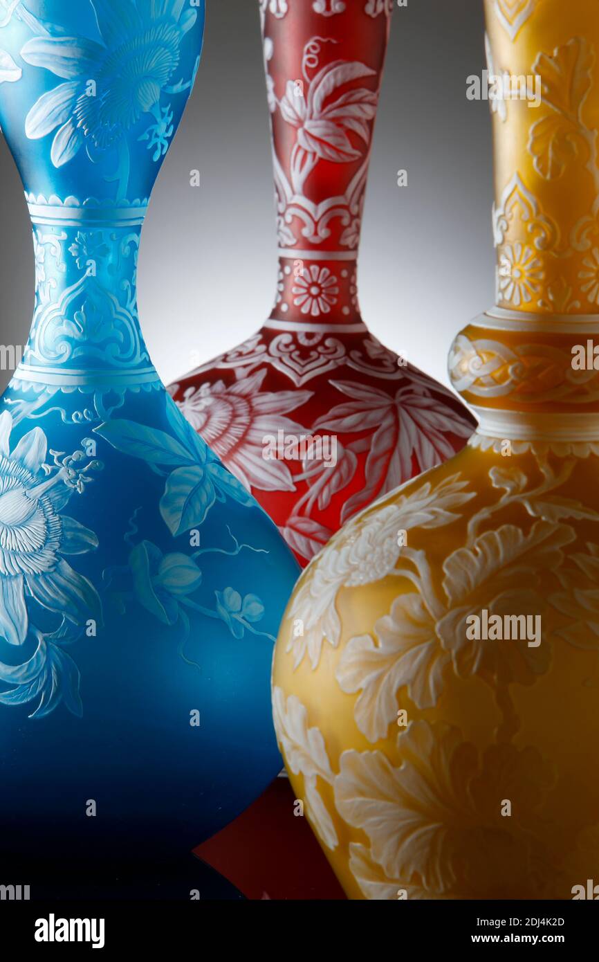British Glass Foundation Glass Collection Stock Photo - Alamy