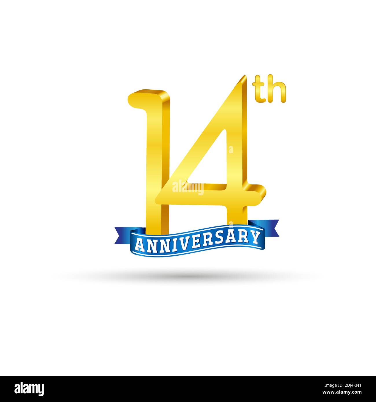 14 years anniversary logo hi-res stock photography and images - Alamy