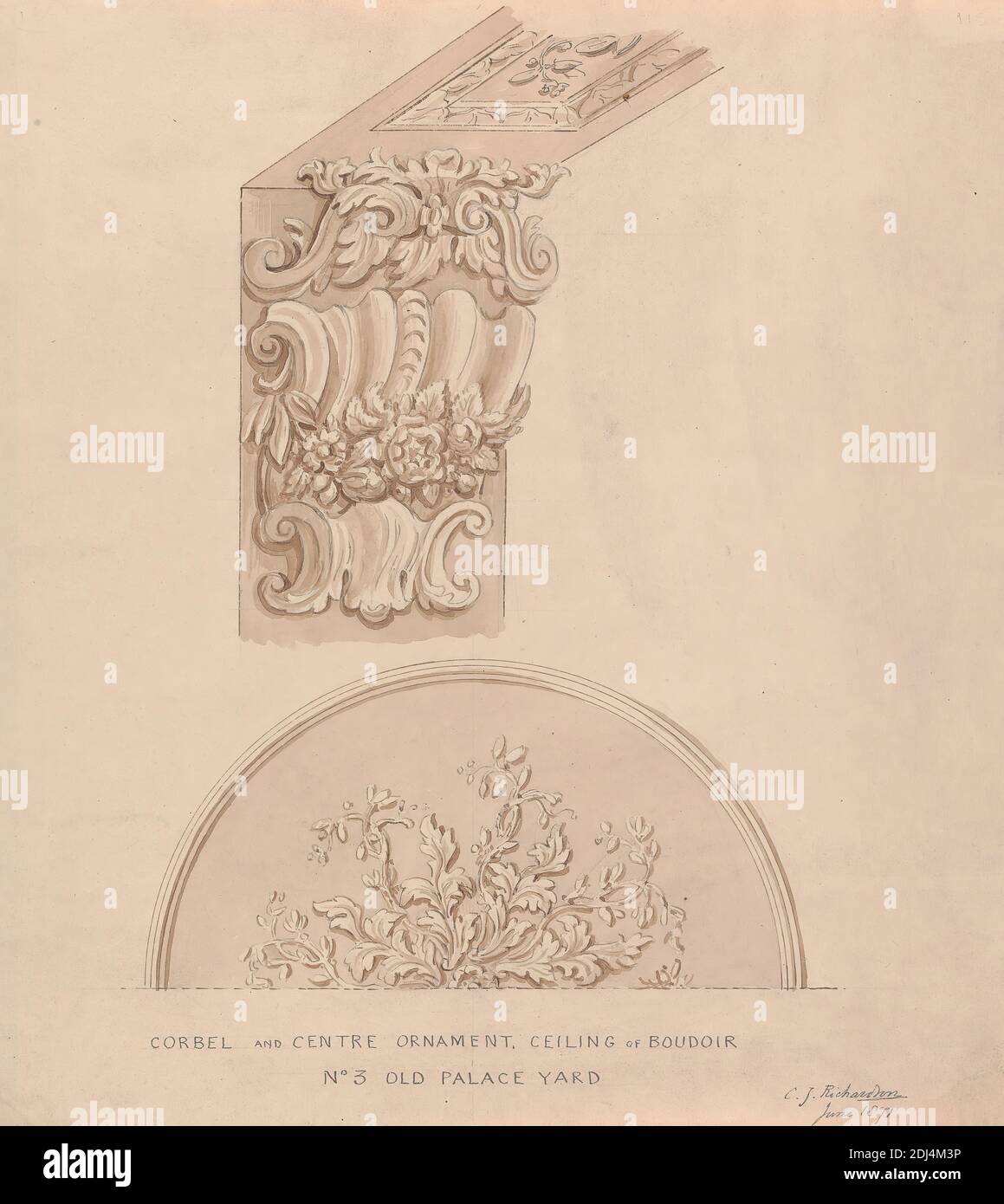 Corbel ceiling hi-res stock photography and images - Alamy