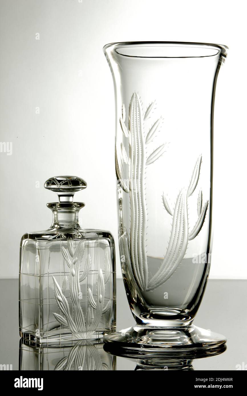British Glass Foundation Glass Collection Stock Photo - Alamy