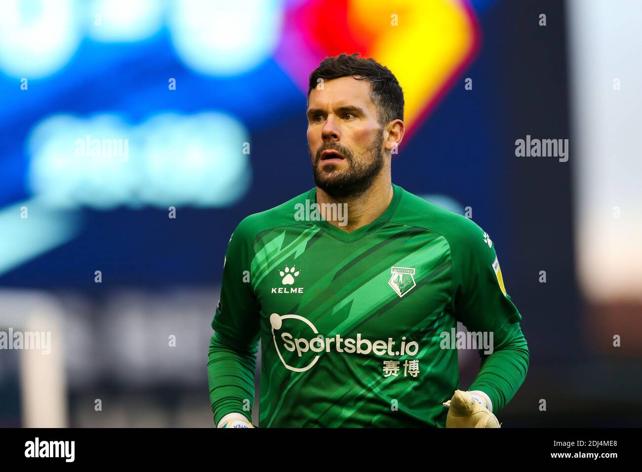 Watford goalkeeper Ben Foster during the Sky Bet Championship match at ...
