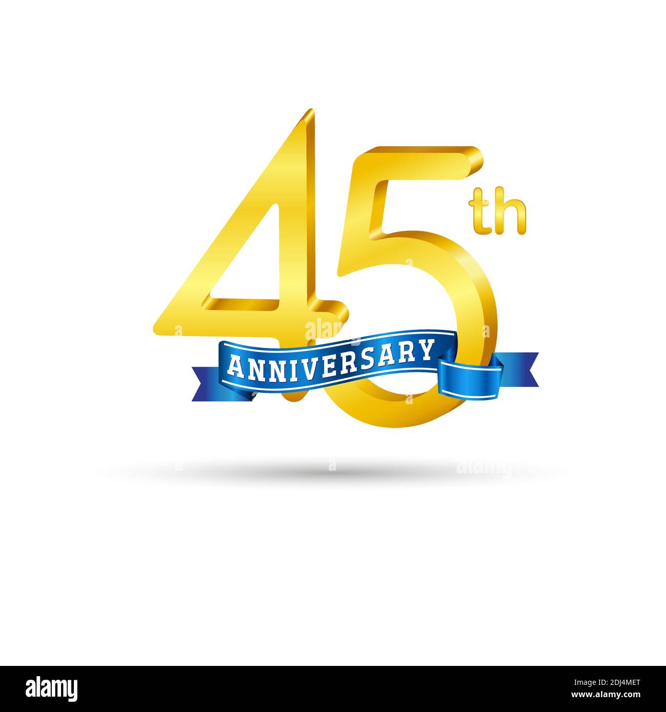 45 birthday logo Cut Out Stock Images & Pictures - Alamy
