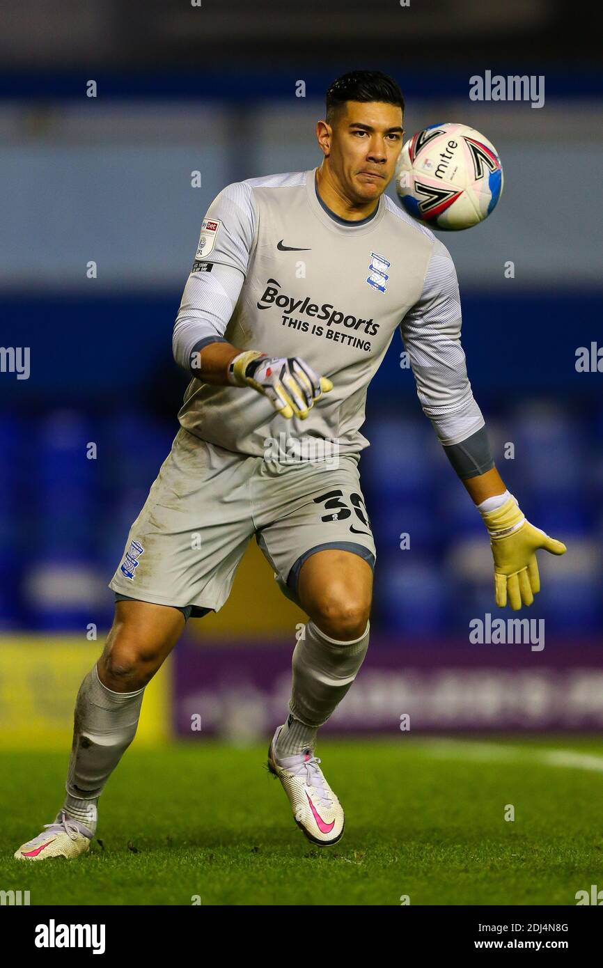 Birmingham City goalkeeper Neil Etheridge during the Sky Bet ...