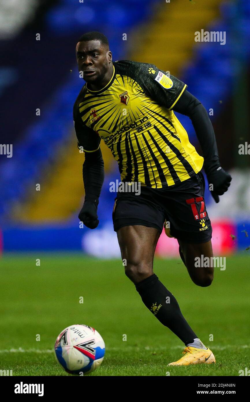 Watford's Ken Sema during the Sky Bet Championship match at St Andrew's ...
