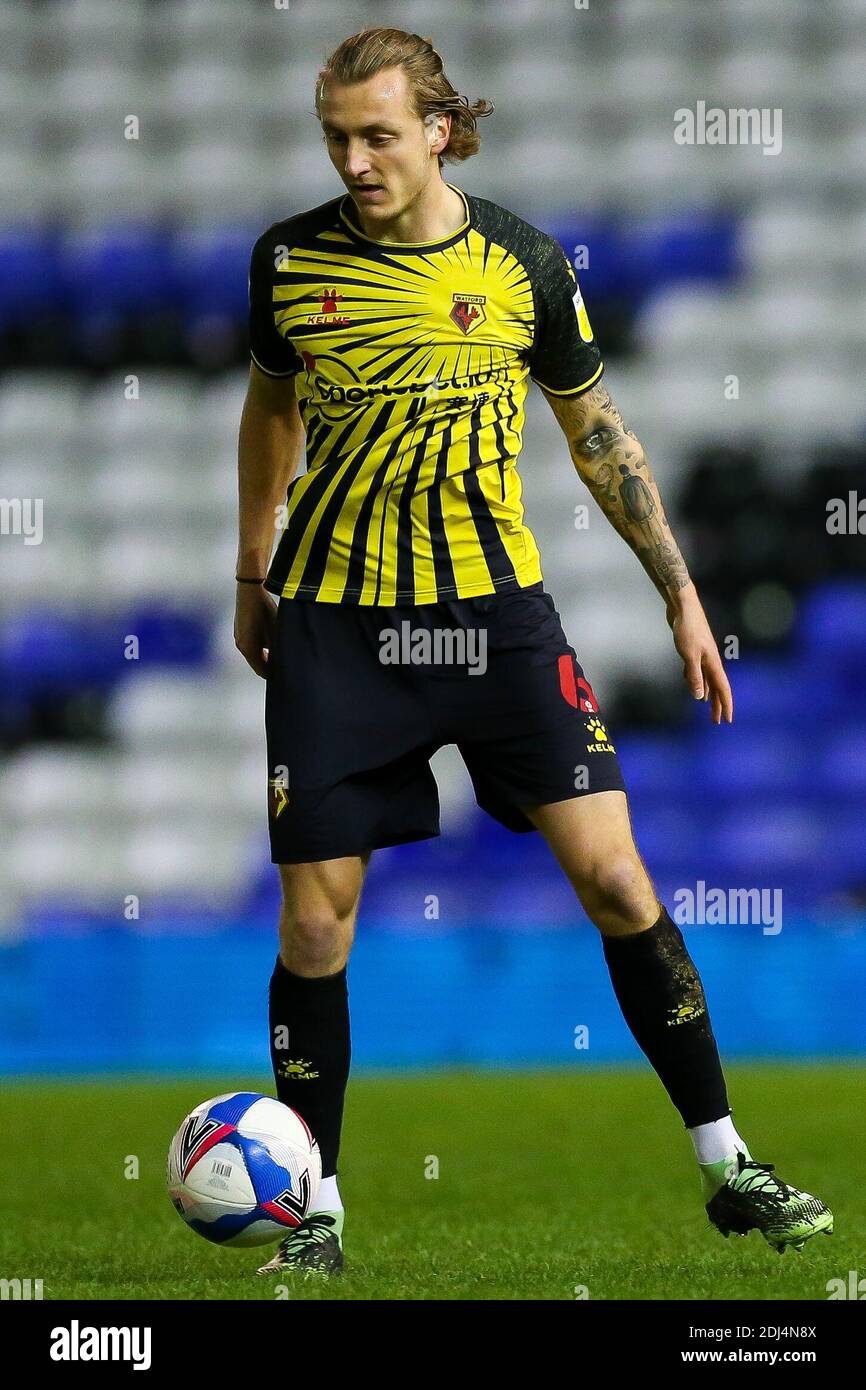 Watford's Ben Wilmot during the Sky Bet Championship match at St Andrew ...
