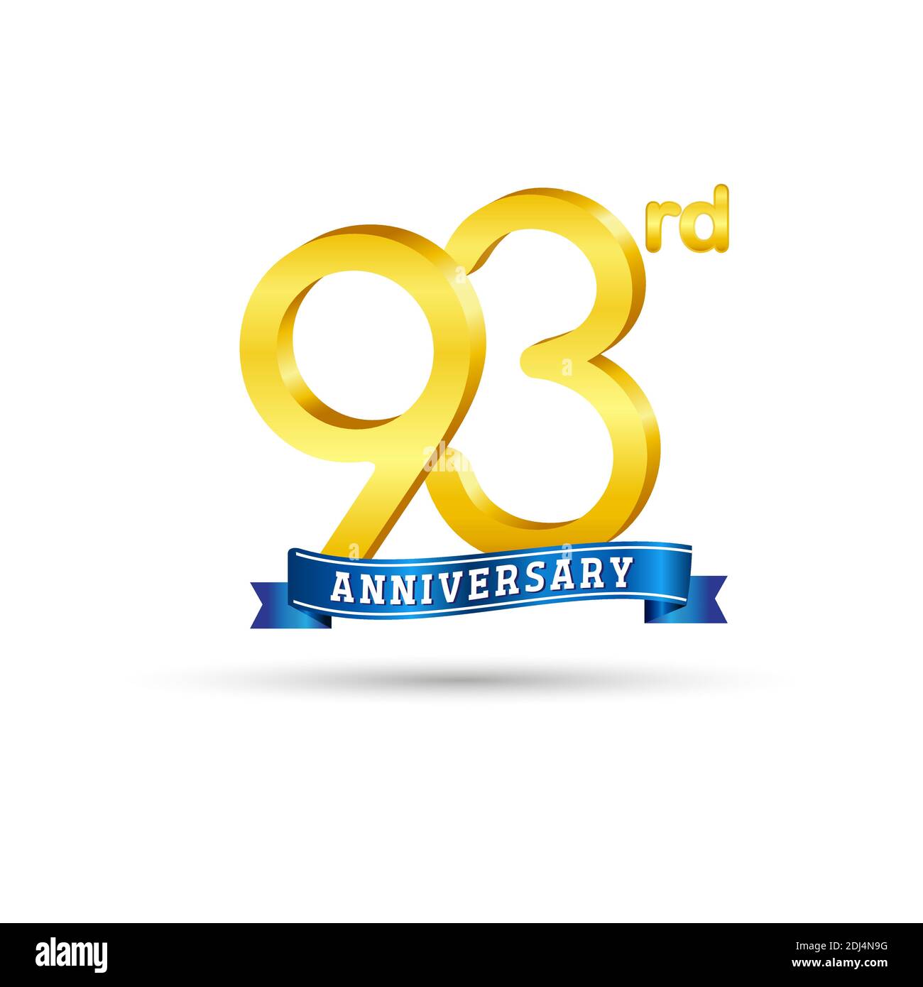 93 year anniversary Stock Vector Images - Alamy