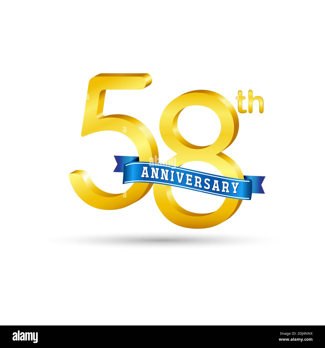58 birthday logo Cut Out Stock Images & Pictures - Alamy