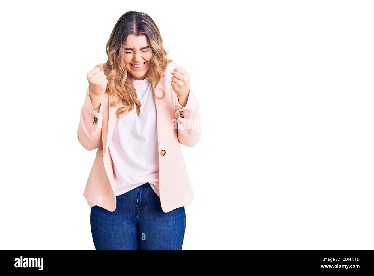 Business triumph concept attractive smiling Cut Out Stock Images ...