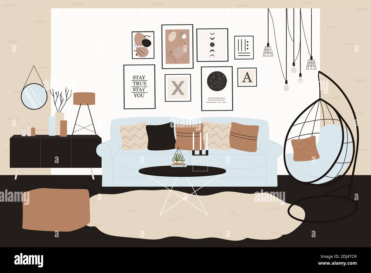 Candle carpet Stock Vector Images - Alamy