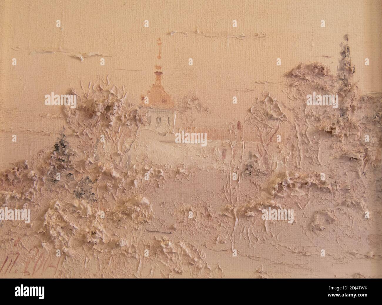 Old patterns on the wall. Old wallpaper. Home decoration Stock Photo ...