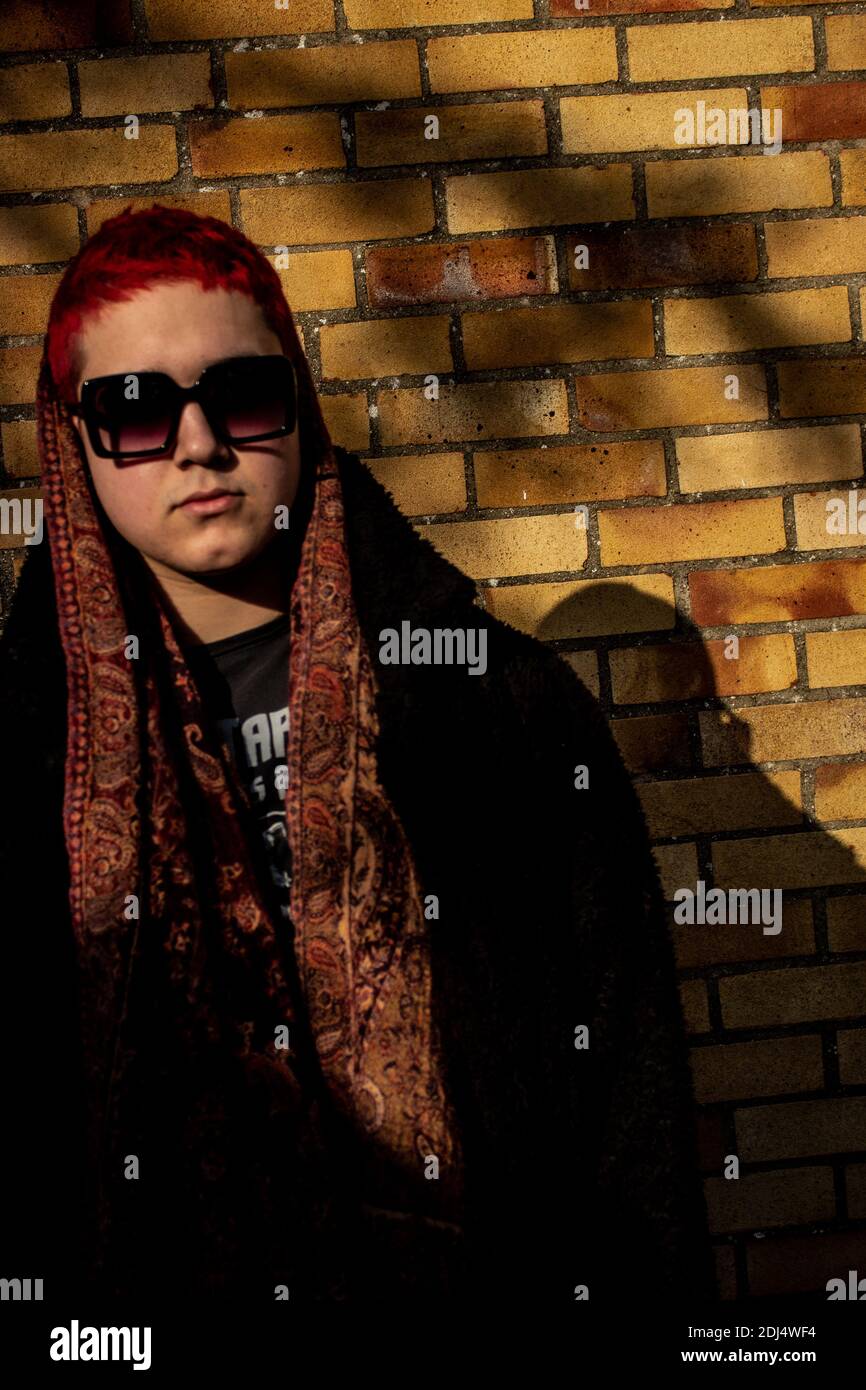 red haired son Stock Photo - Alamy