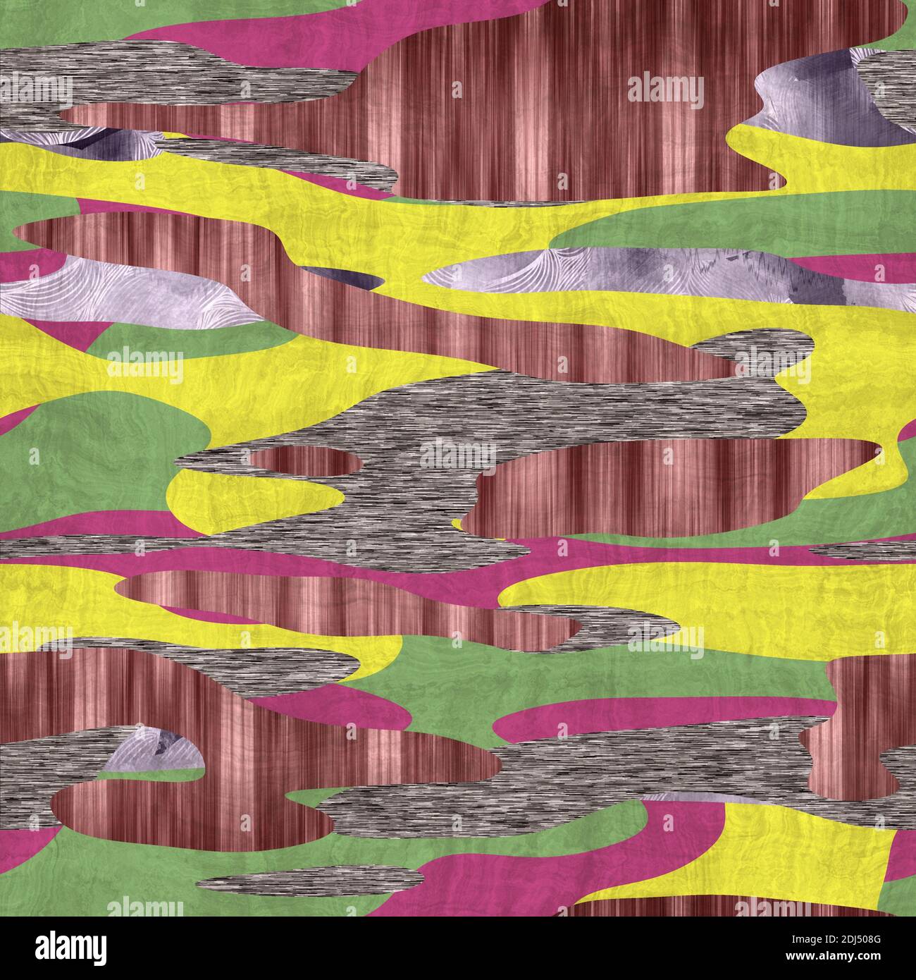 Seamless collage in camo shapes vivid montage Stock Photo - Alamy