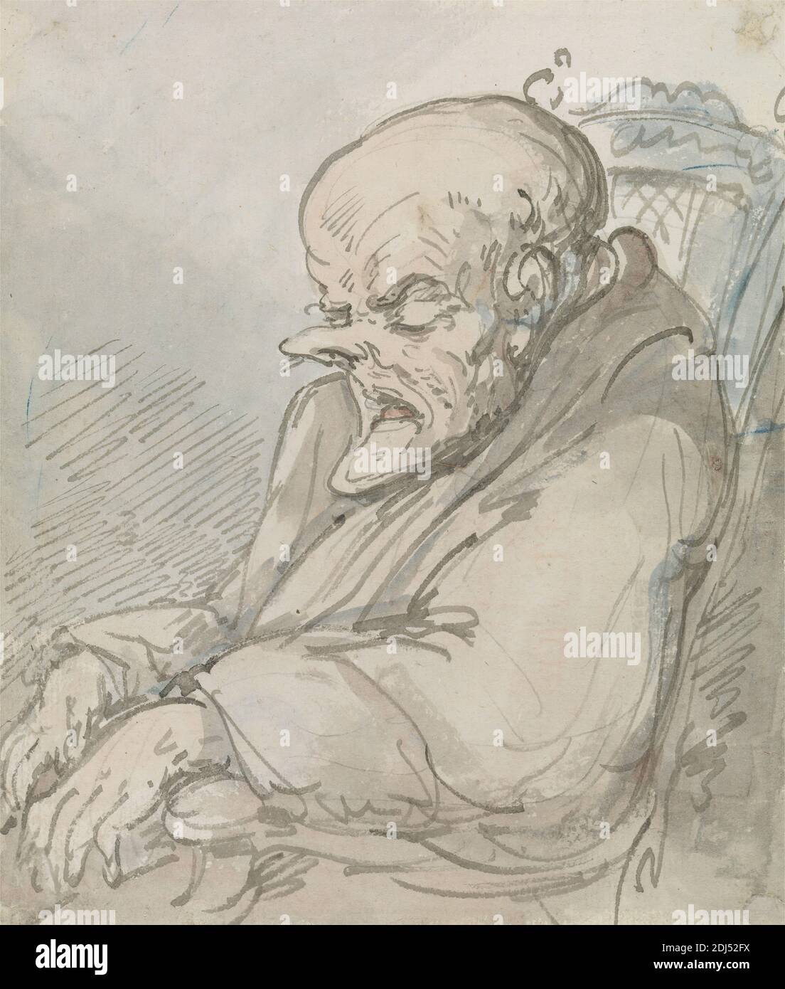 Portrait of an Old man, Thomas Rowlandson, 1756–1827, British, undated ...