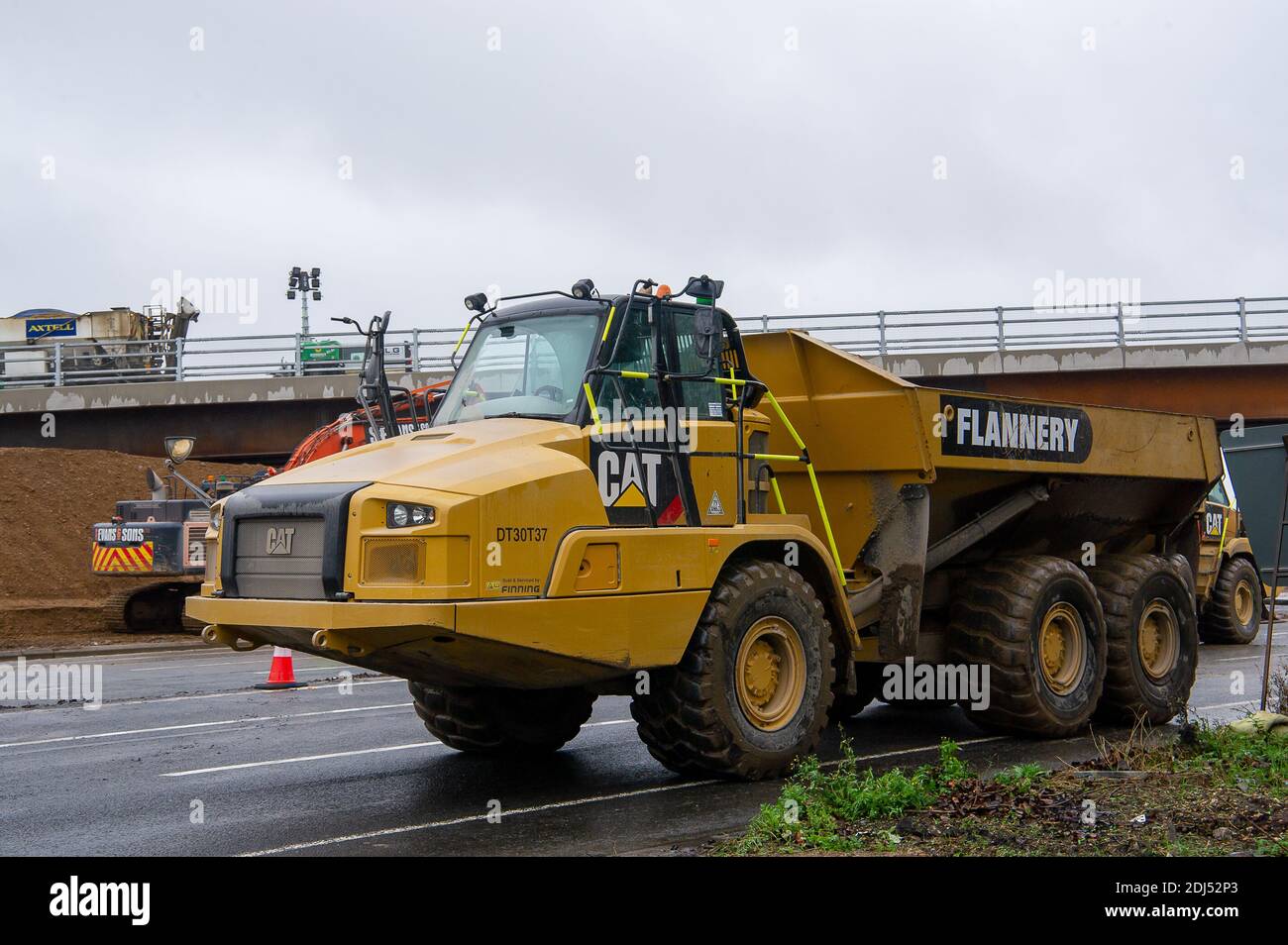 Slough, Berkshire, UK. 13th December, 2020. The old Datchet Road bridge ...