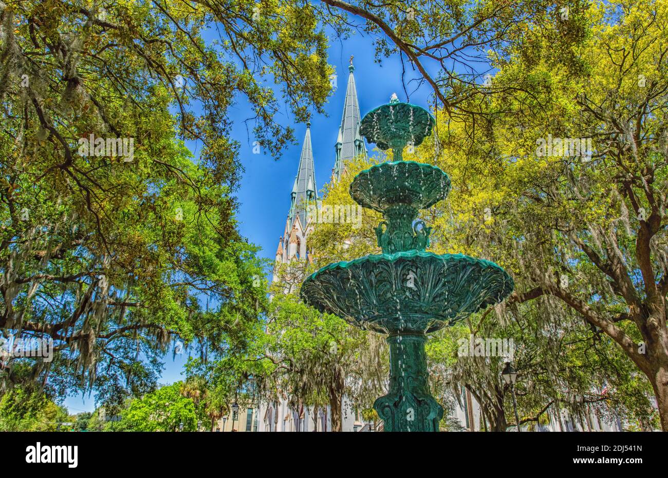 Savannah, GA / USA - April 17, 2016: Springtime in Savannah, Georgia's ...