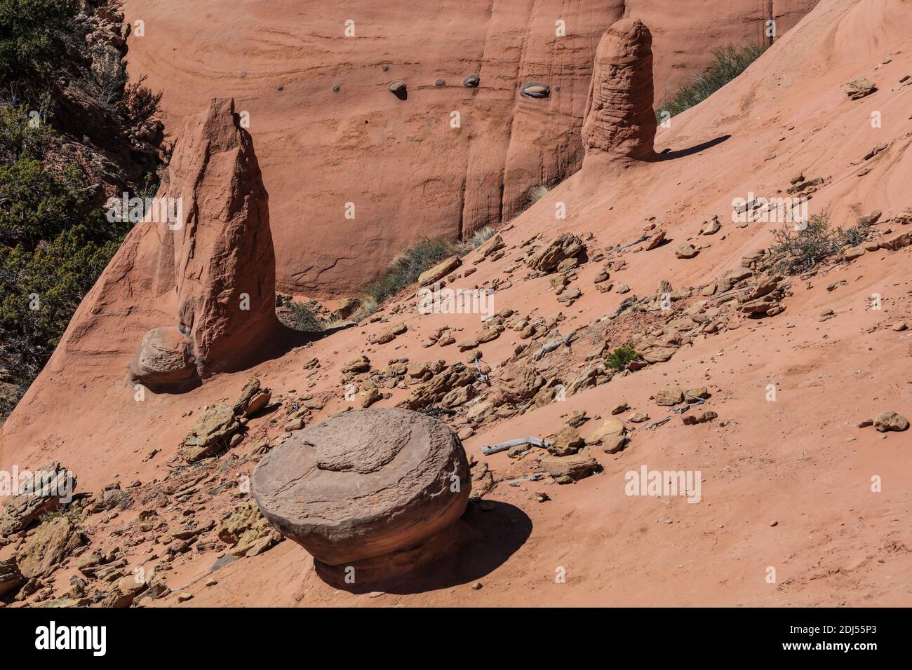 Hiking in Red Rock State Park, near Gallup in Arizona Stock Photo - Alamy