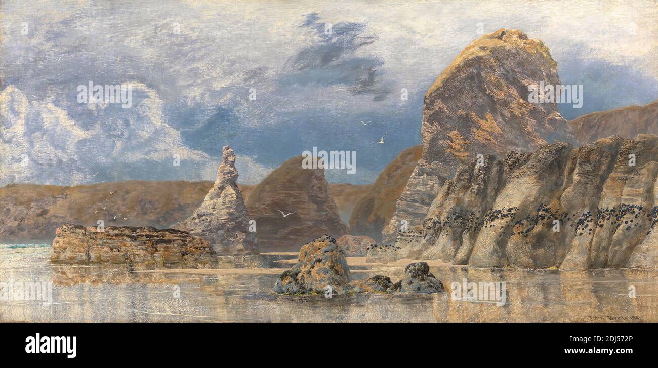 The Shallows of Hareslade Cove, Gower, John Brett, 1831–1902, British ...